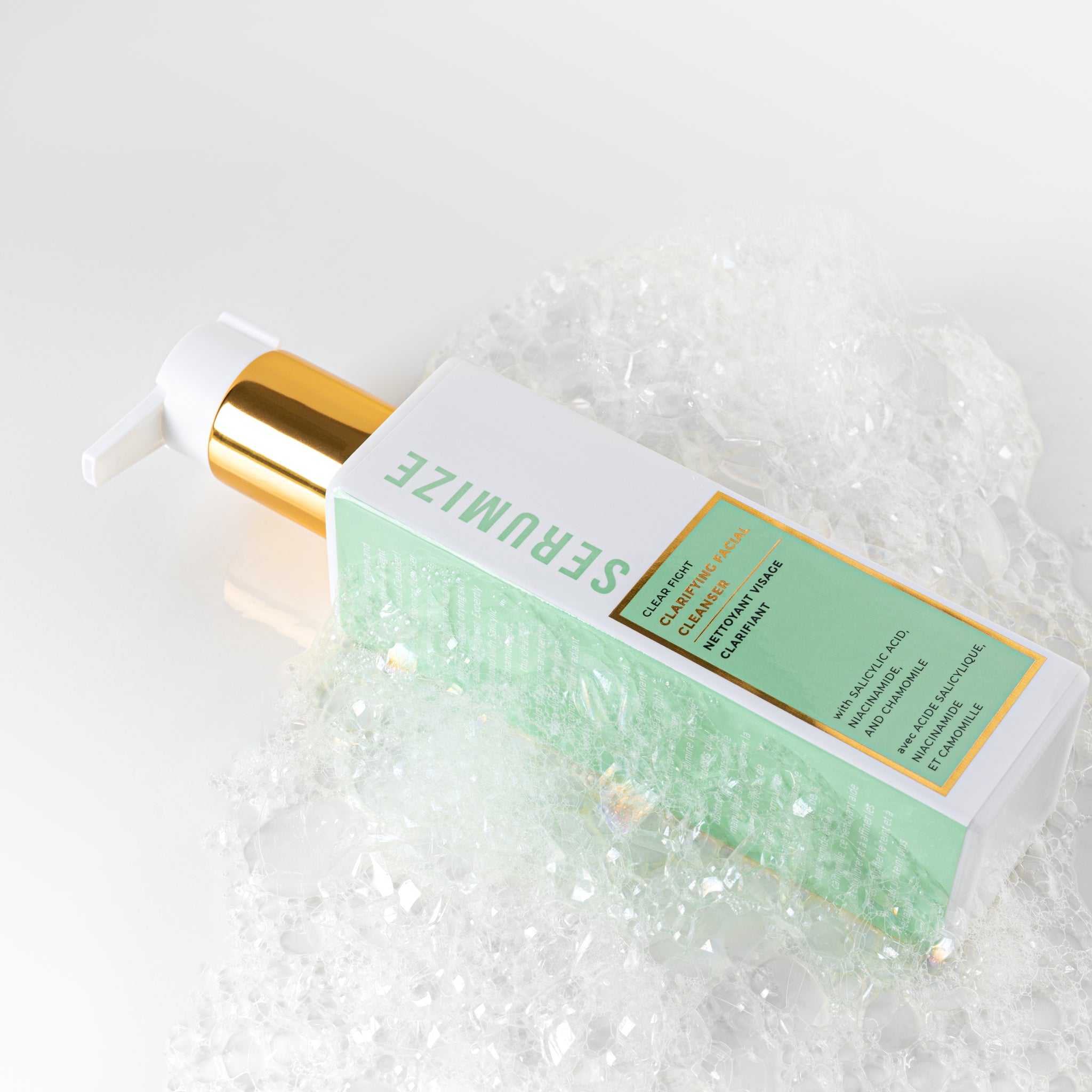 Clear Fight Clarifying Facial Cleanser | For Acne-Prone Skin SERUMIZE ...